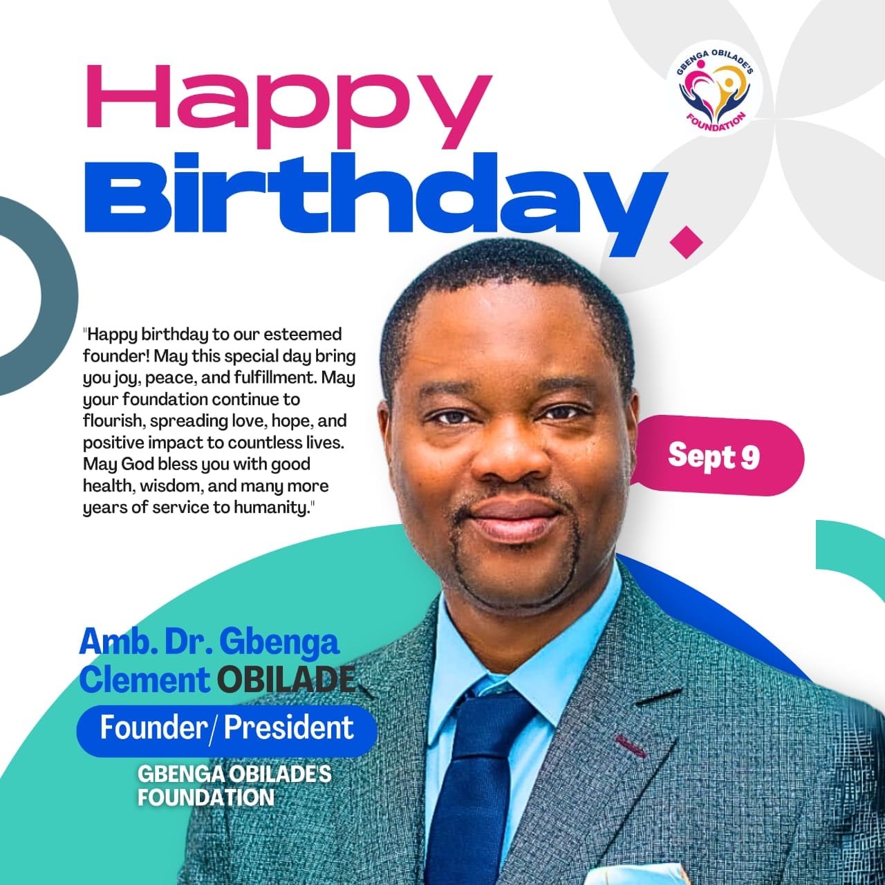 Celebrating An Extraordinary Philanthropist, Founder of Gbenga Obilade ...